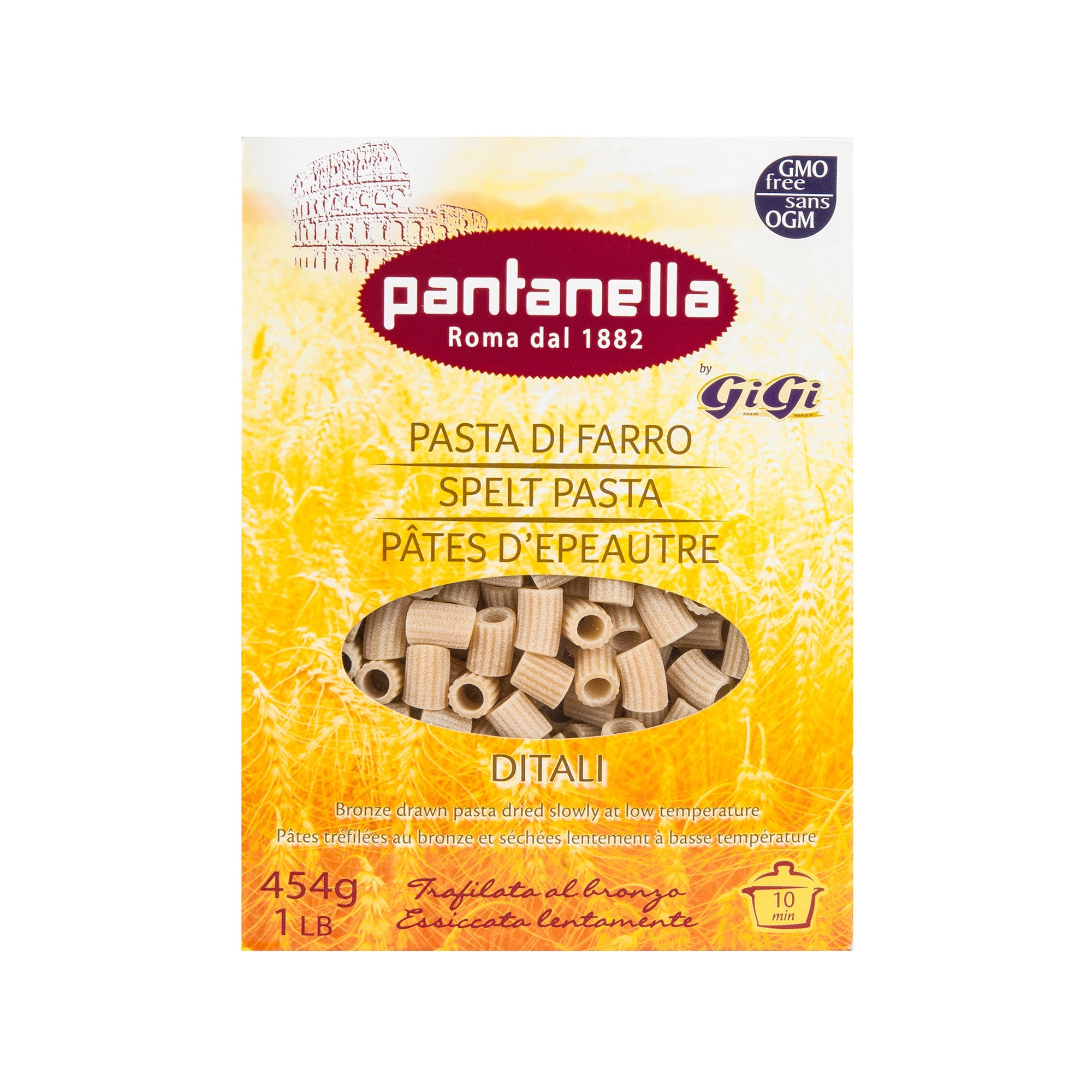Pantanella Spelt Ditali Rigati – Gigi Importing