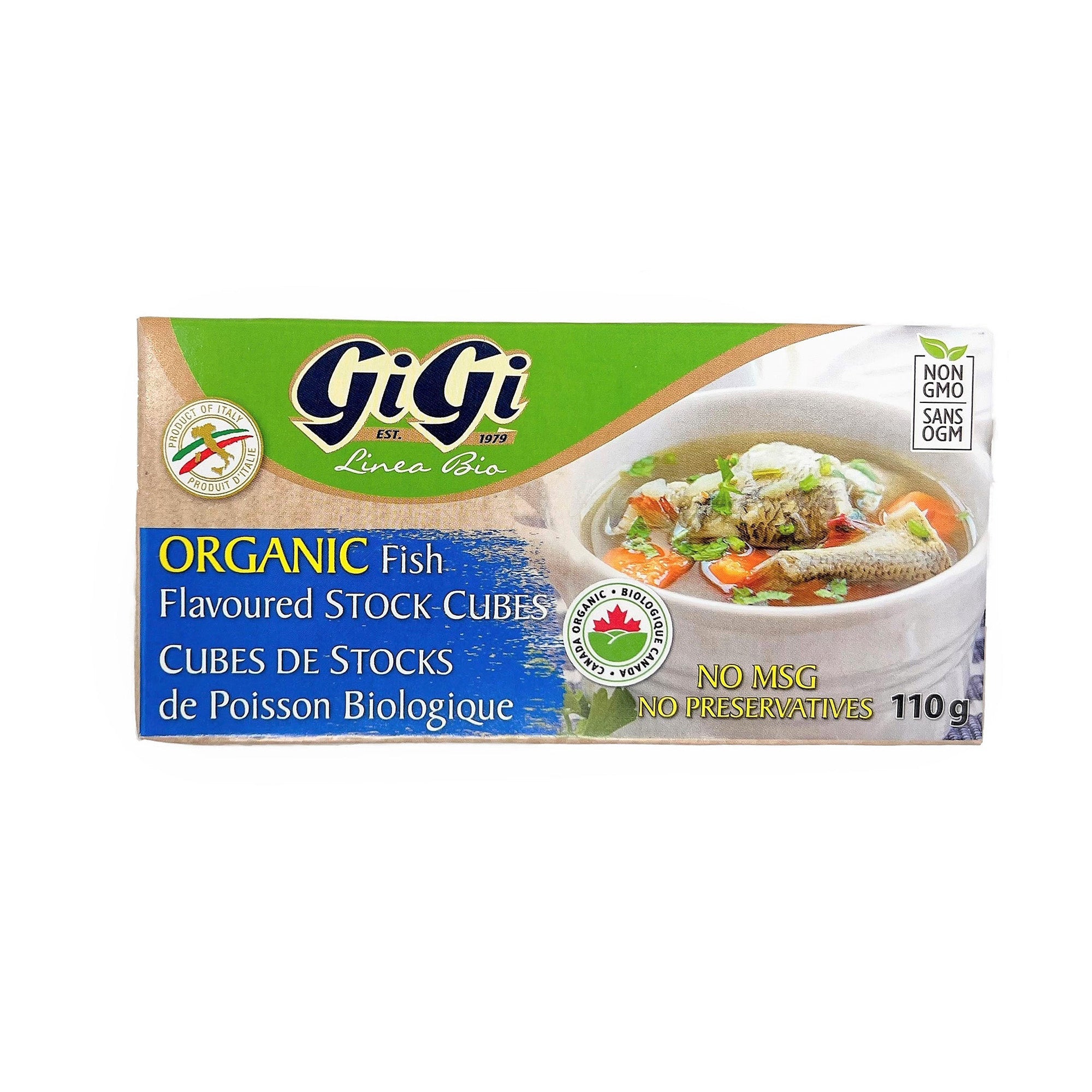 GiGi Linea Bio Organic Fish Stock Cubes – Gigi Importing